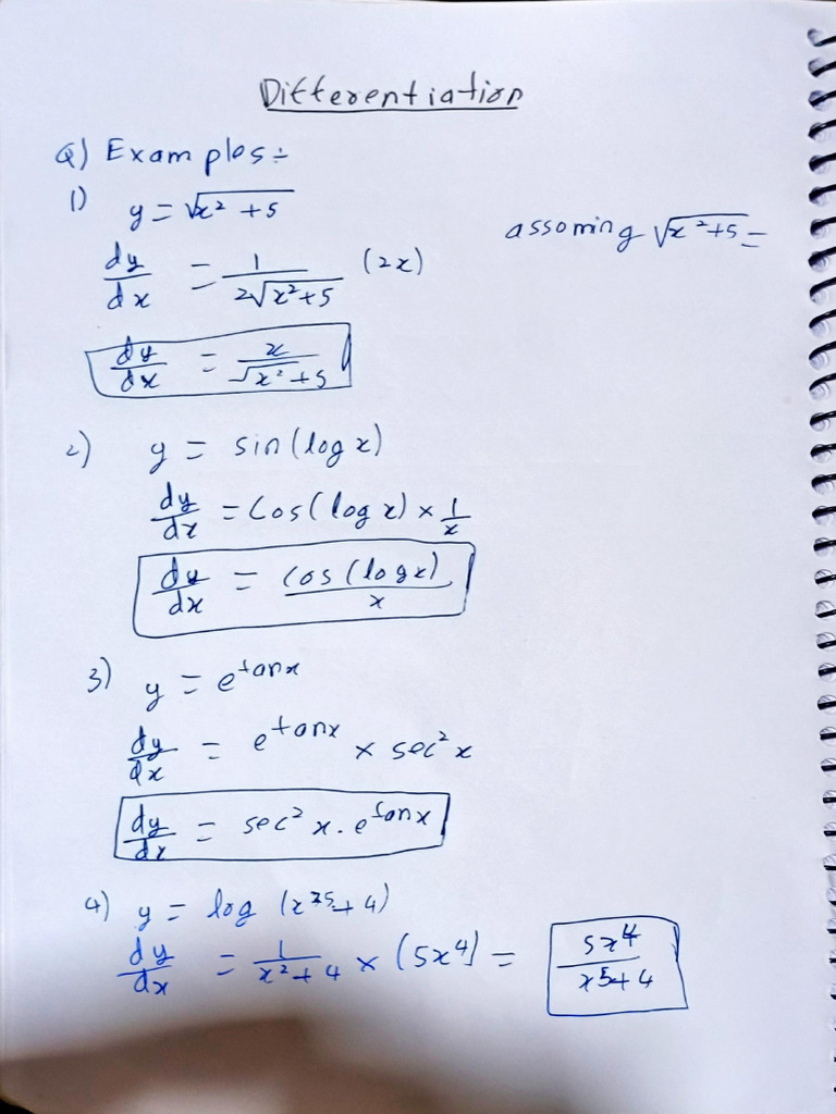 differentiation | PDF