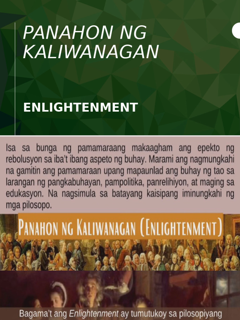 Enlightenment Slide | PDF