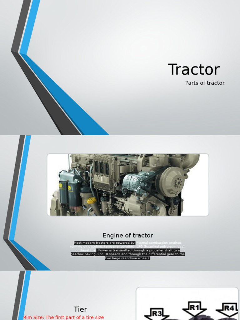 Understanding Tractor Components and Specs | PDF