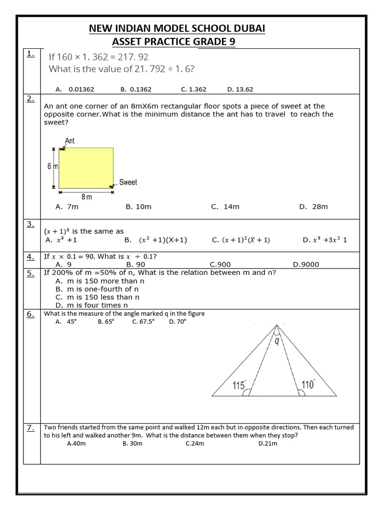 Asset Worksheet 1 | PDF