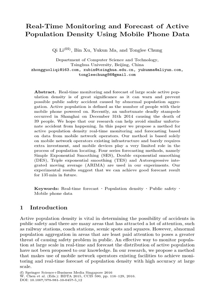 Real Time Monitoring And Forecast Of Active Pdf Area Forecasting