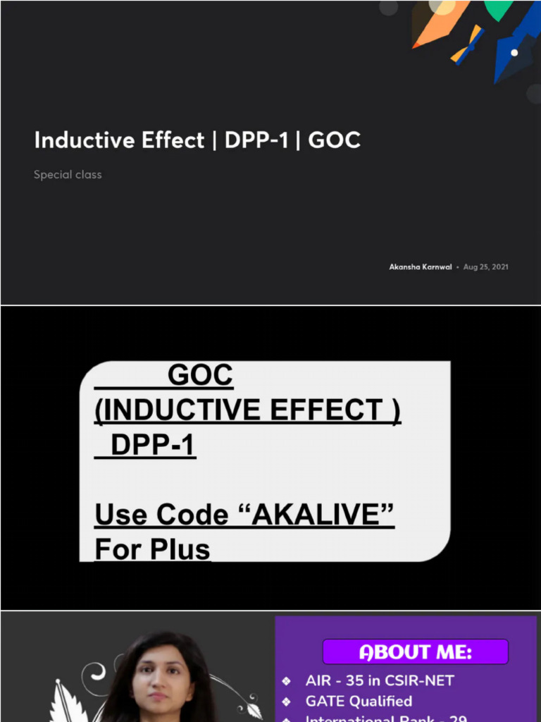 Inductive Effect DPP1 GOC No Anno | PDF