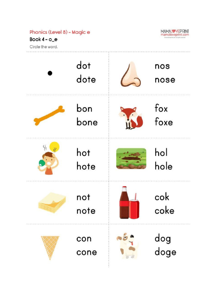 Ed Long Vowel 6 | PDF