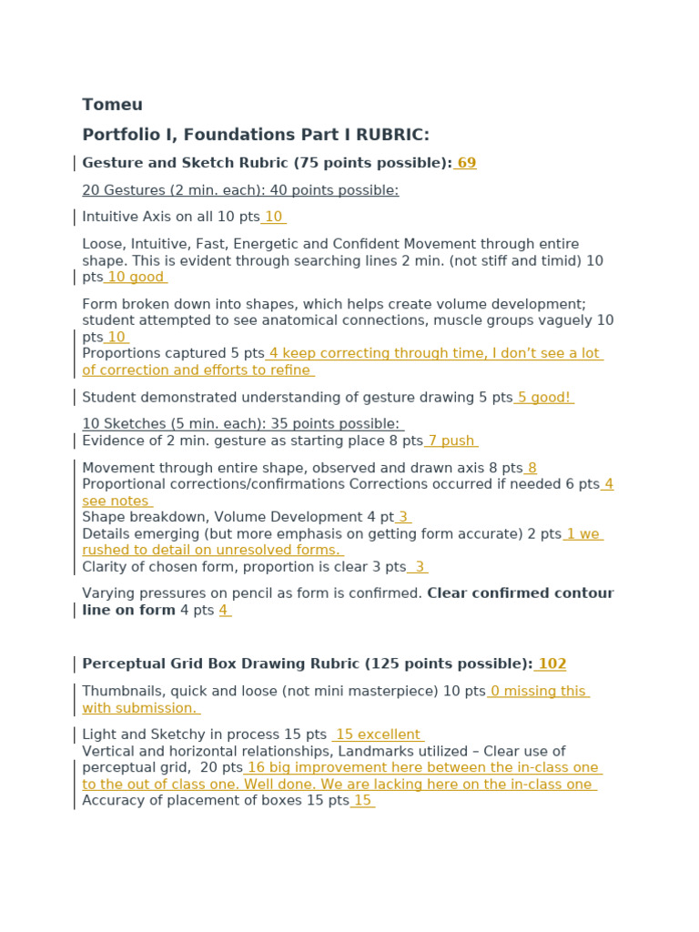 Notes Portfolio 1 | PDF