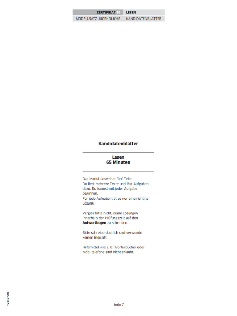 Cassy 3 | PDF