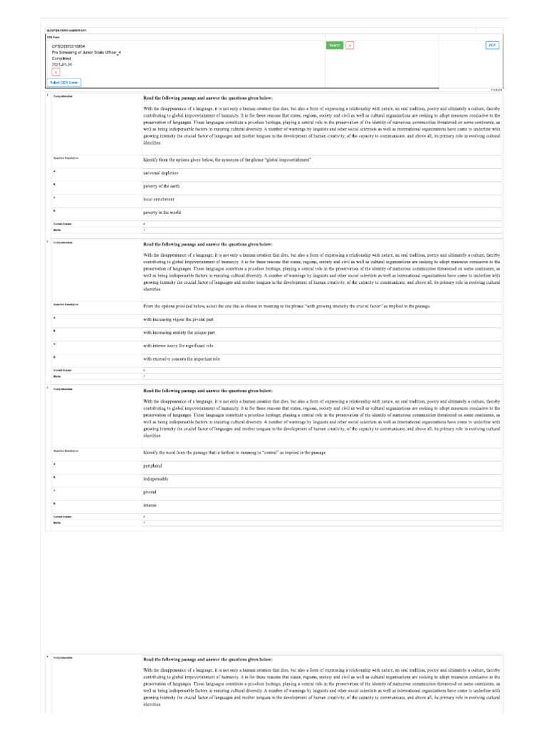 PRESCREENING 5 2021 | PDF