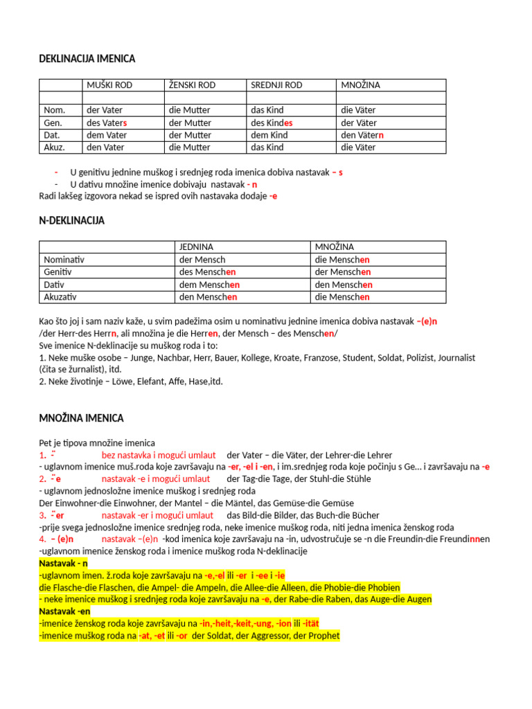 Gramatika Lekcija Tri | PDF