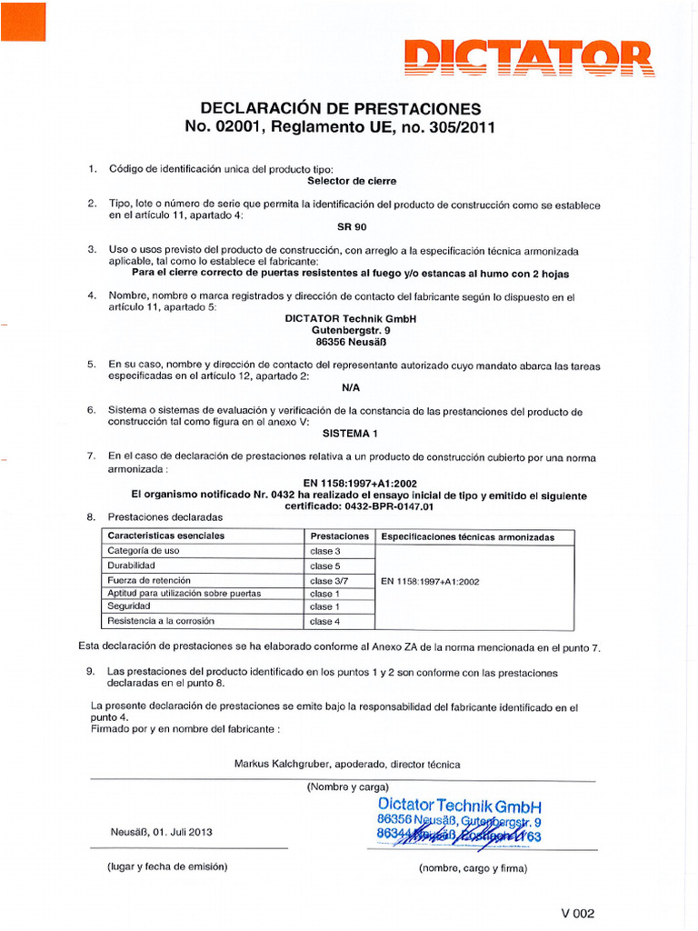 16 - 6-Selector DICTATOR SR-90 | PDF