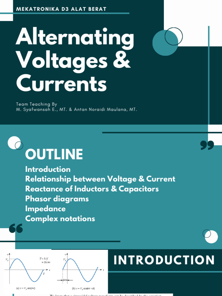 Alternating Voltages & Currents | PDF