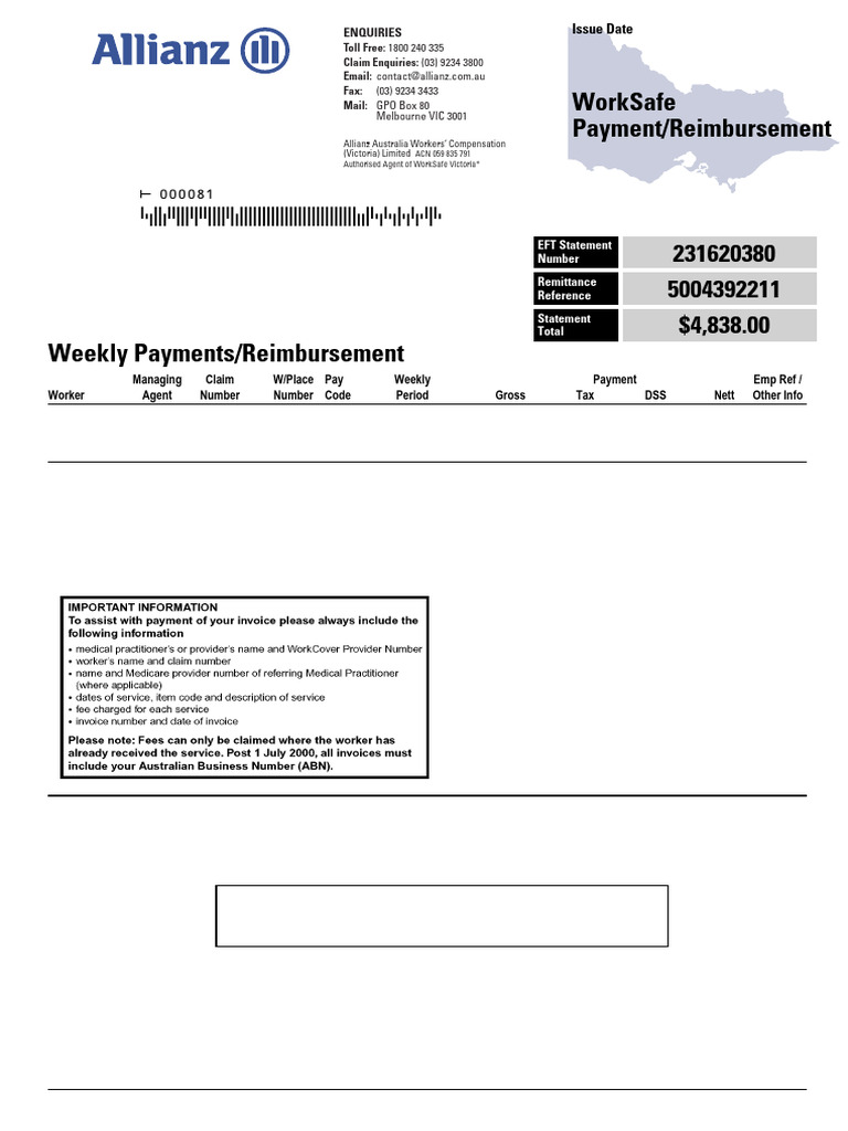 Claim Reimbursement Remittance Advice - 25032024 | PDF | Money | Payments