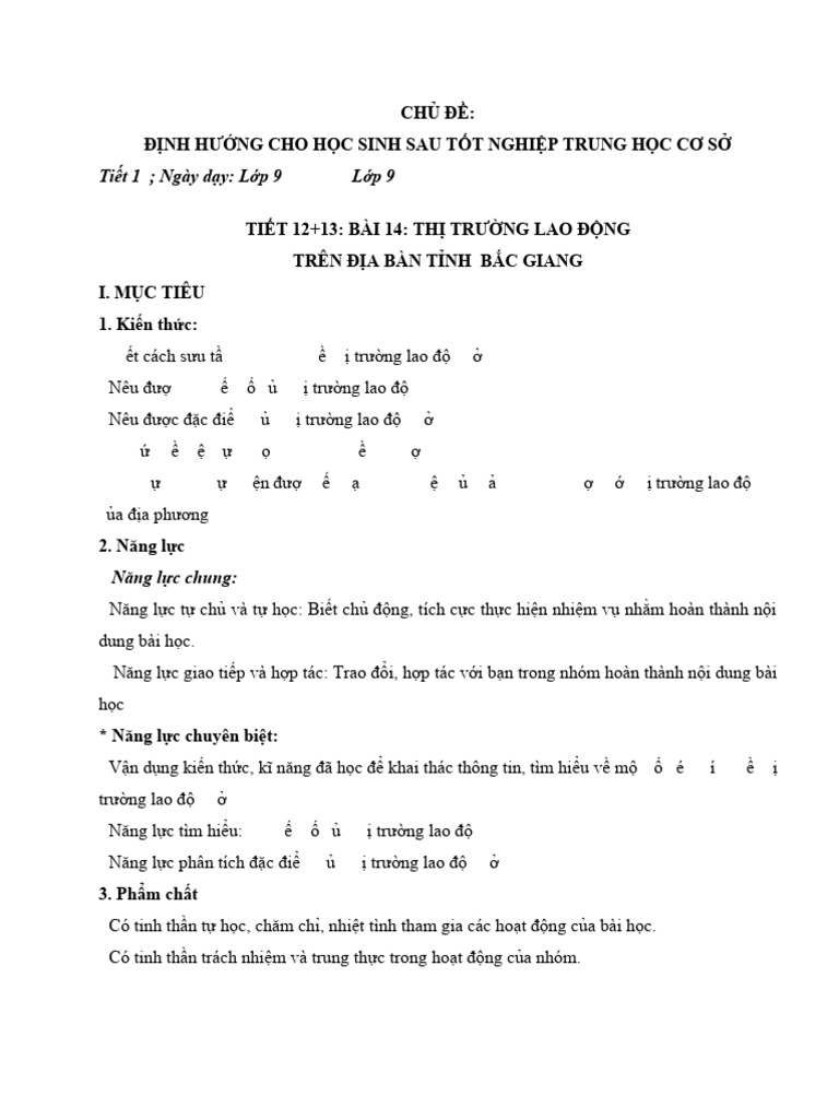 GDĐP 9 (HN) TUẦN 18B | PDF