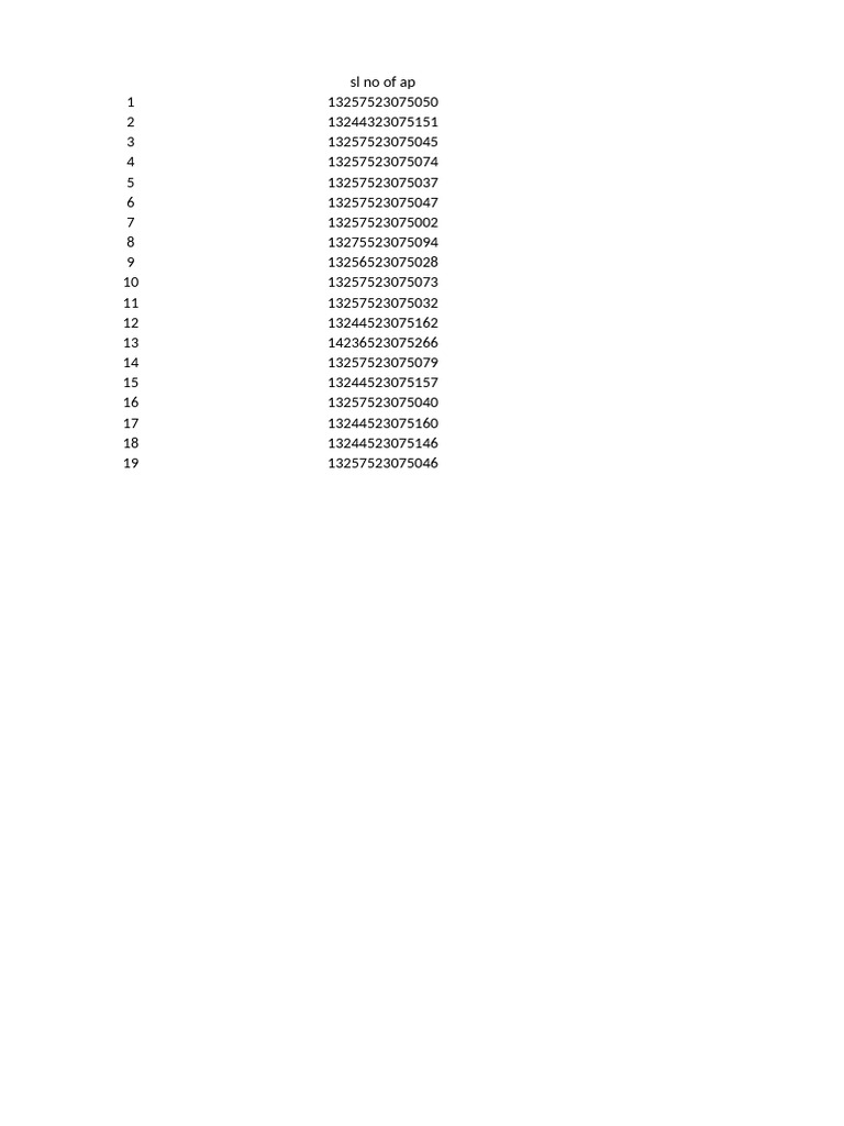 Ap SL No | PDF