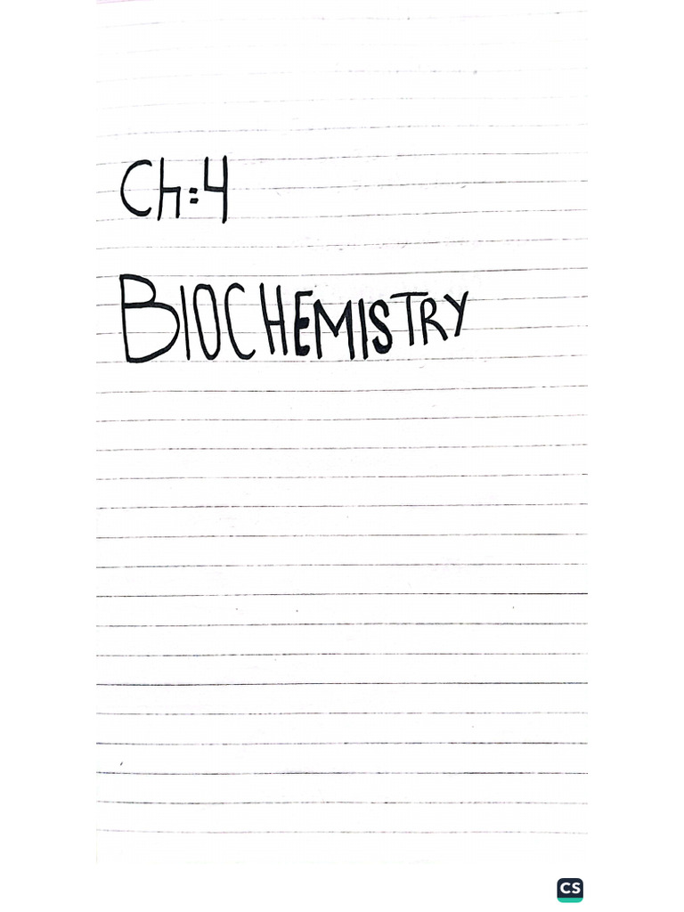 Biochemistry | PDF