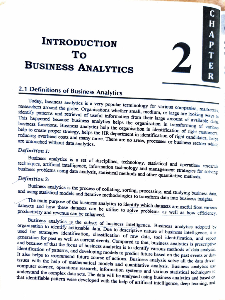Business Analytics | PDF | Analytics | Data