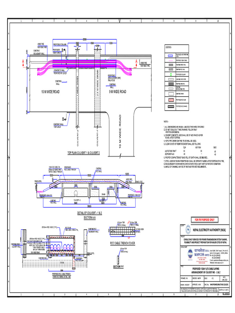 Appendix A - Typical Drawings For 220kV and 132kV XLPE Cable ...
