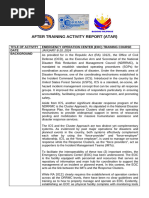 EOC Training Course Design - Approved | PDF