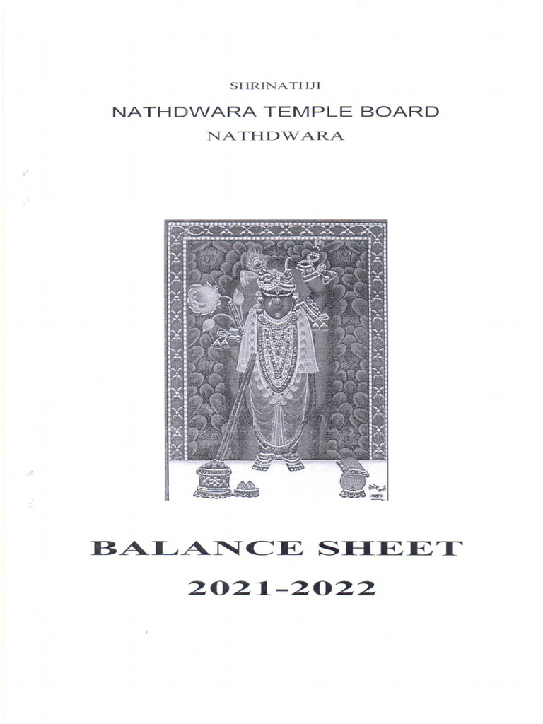 Balance Sheet 2021-2022 | PDF