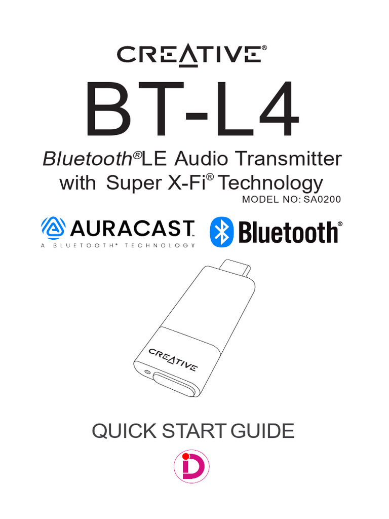 Creative BT-L4 Audio Transmitter with Super X-Fi Technology | PDF | Bluetooth | Computing