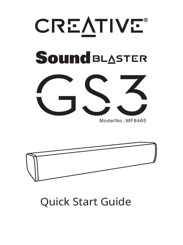 Creative GS3 User Guide ID | PDF | Bluetooth | Computer Engineering