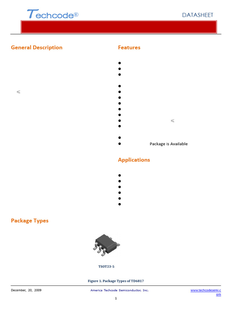 TD6817 | PDF | Capacitor | Inductor