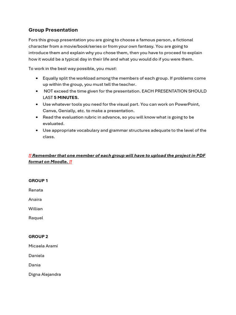 1ºHB Group Presentation | PDF