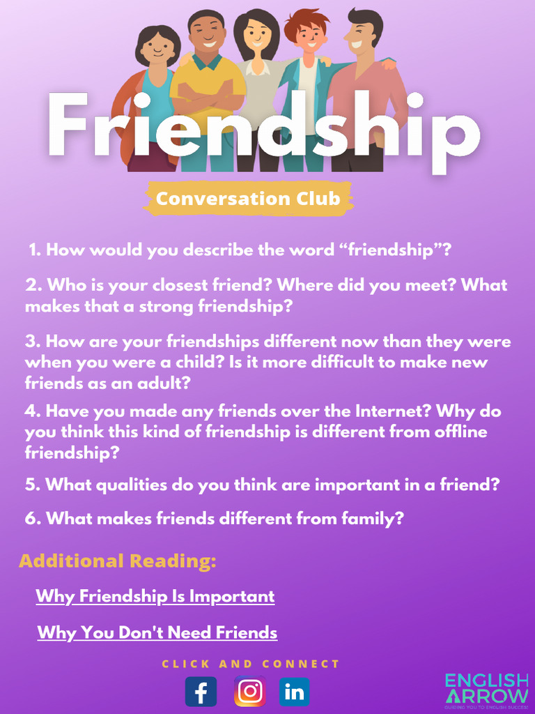 Friendship_Conversation_Club | PDF