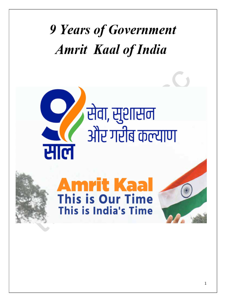 Amrit Kaal: Transforming India by 2047 | PDF