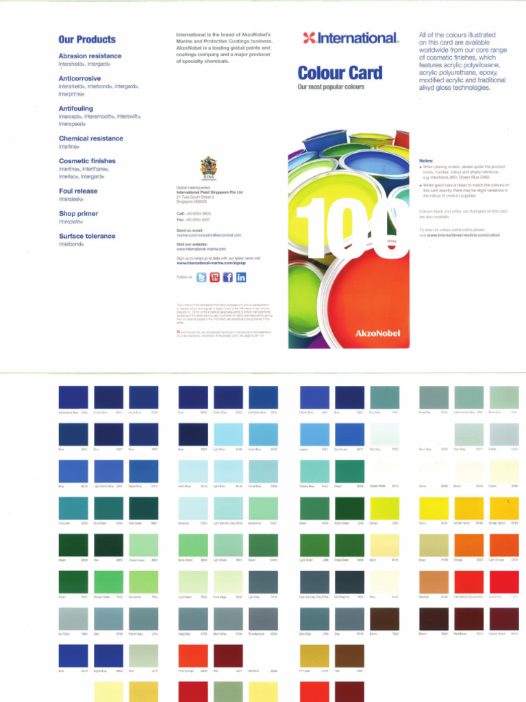 ColourCard-100 Shades | PDF
