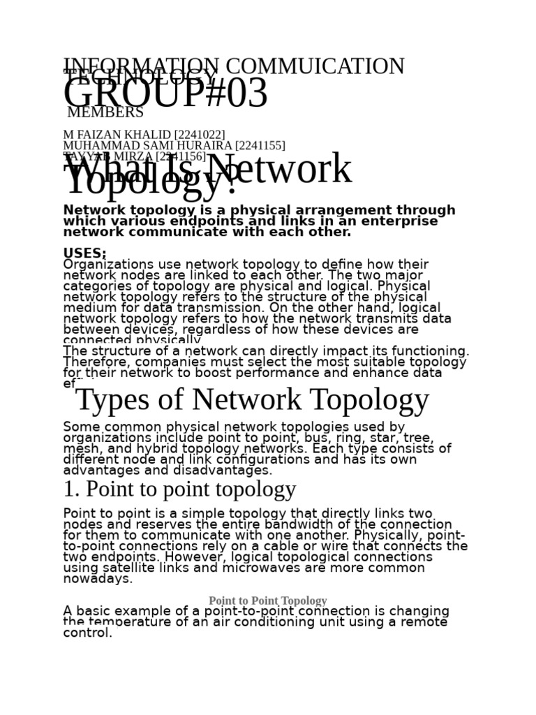 What Is Network Topology | PDF | Network Topology | Computer Network