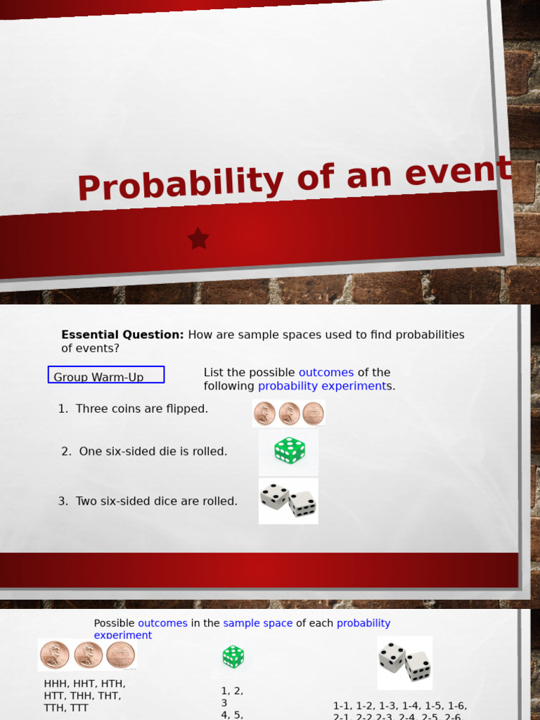 Math8 - Q4 - Lesson4 - Probability of An Event | PDF