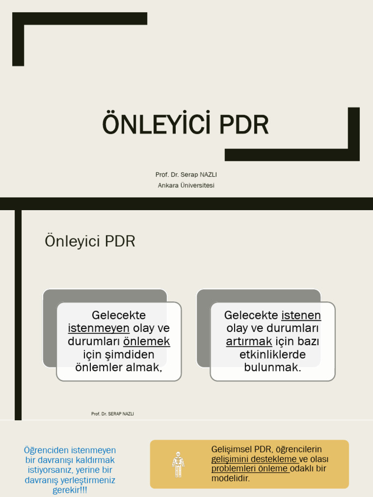 SUNU-10 ÖNLEYİCİ PDR PROGRAMLARI | PDF