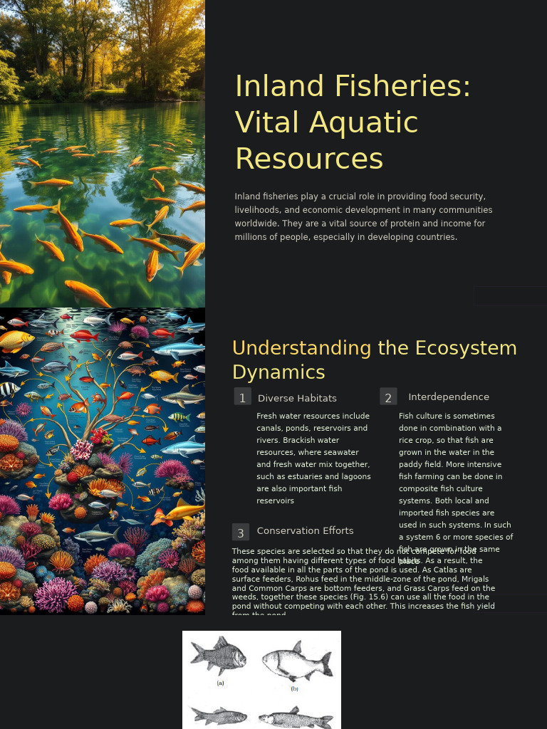 Inland Fisheries Vital Aquatic Resources | PDF