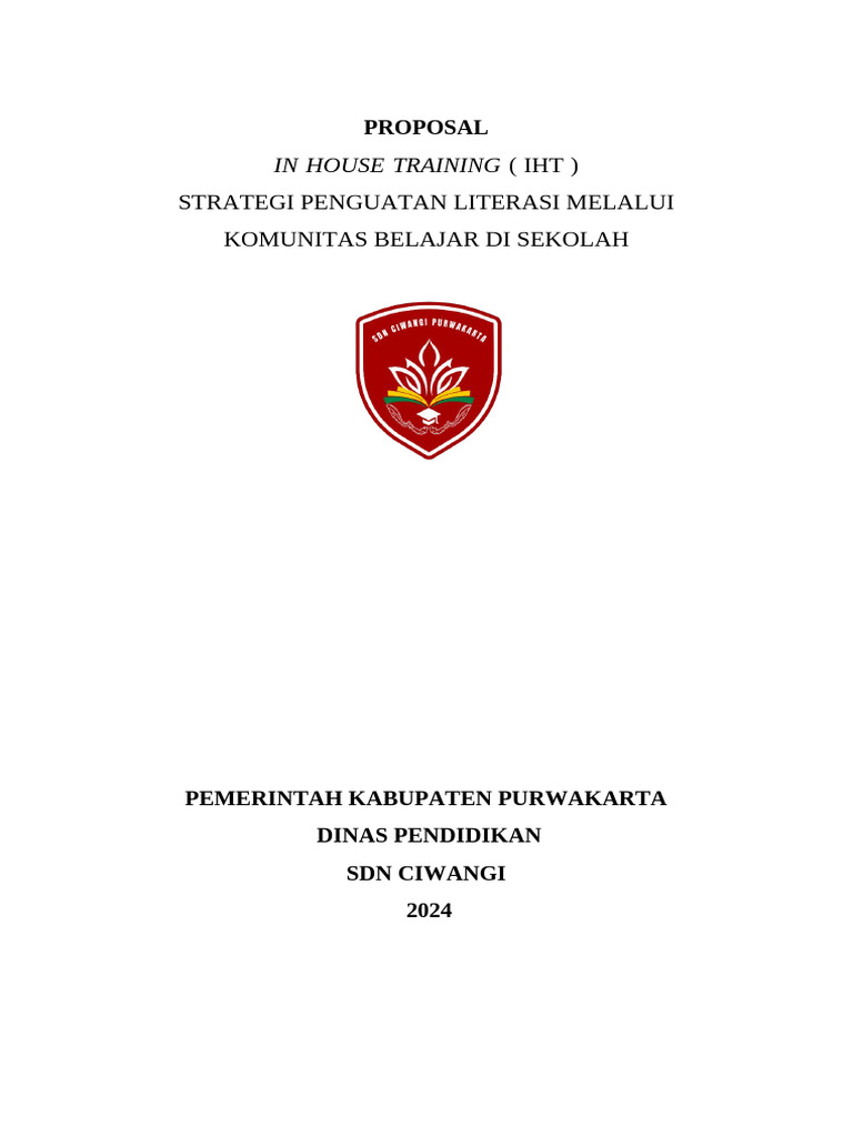 Proposal Iht Ke 7 Strategi Penguatan Literasi Melalui Kombel | PDF