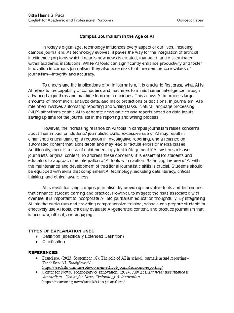 PACA Concept & Critique Paper | PDF | Artificial Intelligence ...