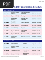 IGCSE Timetable 2026 Updated | PDF