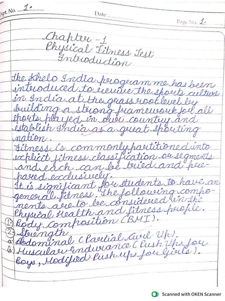 Physical Education Practical Class 12 | PDF