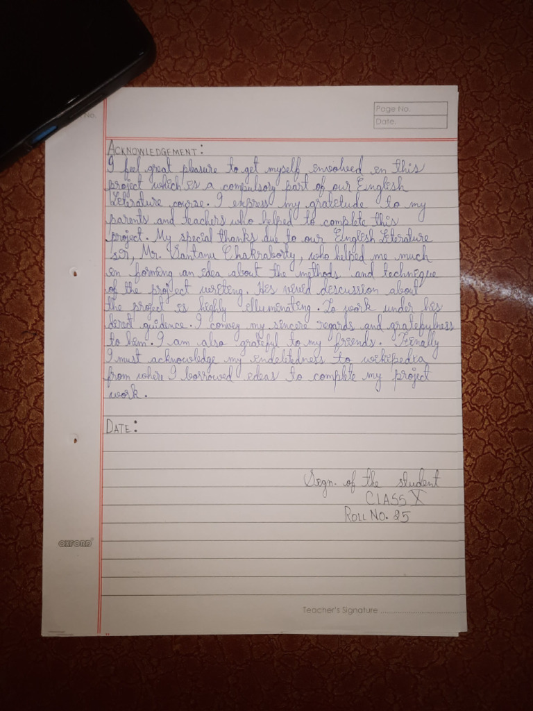 English Literature Project | PDF