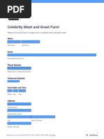 MEET AND GREET FORM 1.docx - 20241025 - 171522 - 0000 | PDF