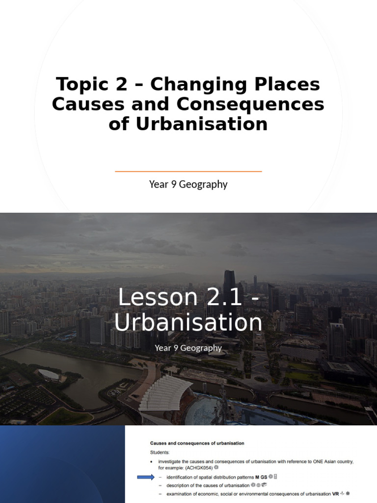 Urbanisation: Causes and Future Impacts | PDF | Urbanization | Urban Area