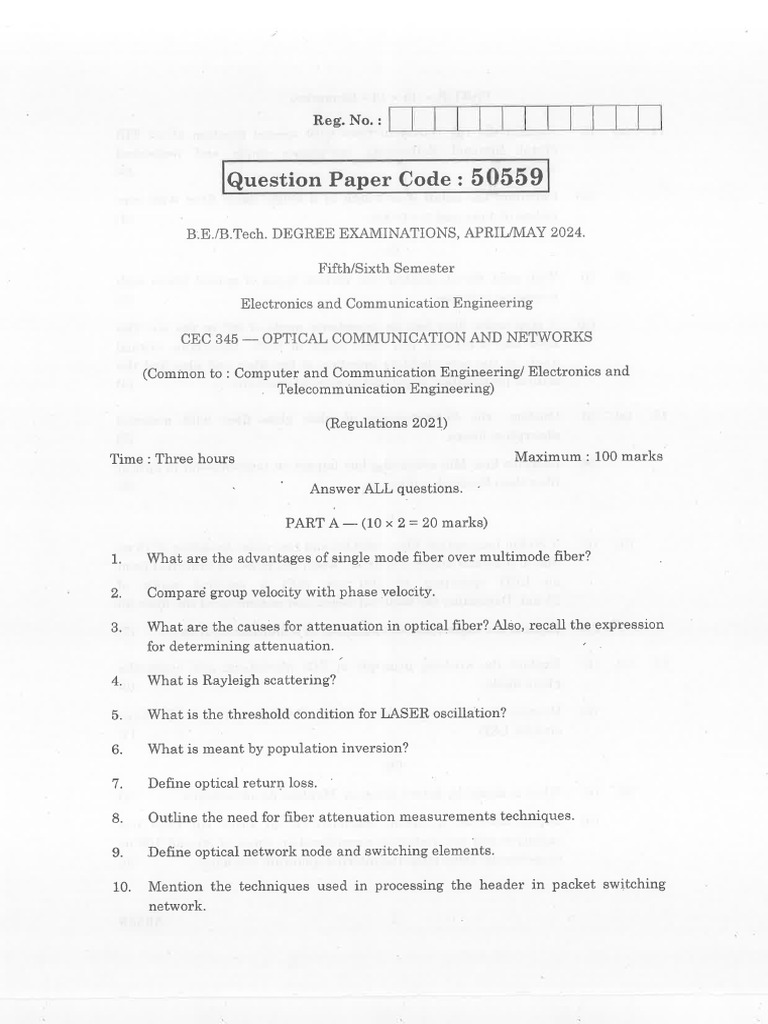 Cec 345-Old Qp-May 24 | PDF