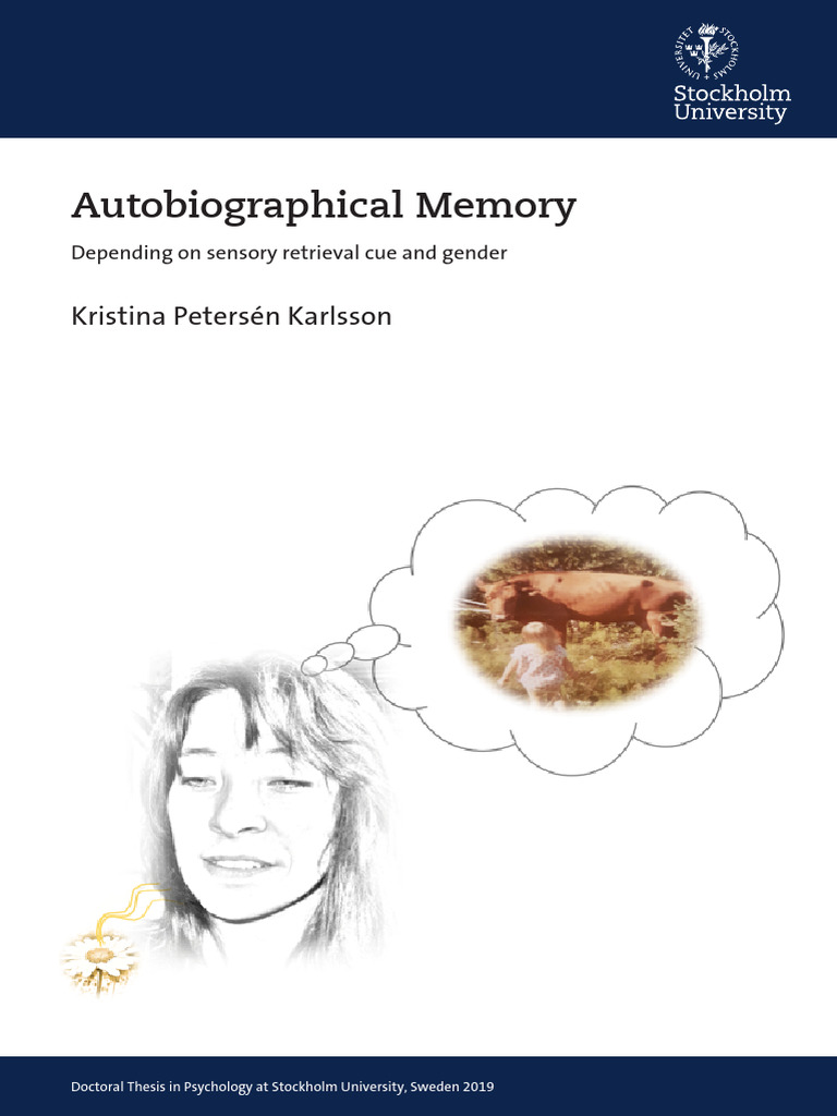 Autobiographie memory | PDF | Memory | Perception