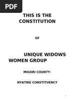 Sample Constitution For A Community Group | PDF | Committee | Government