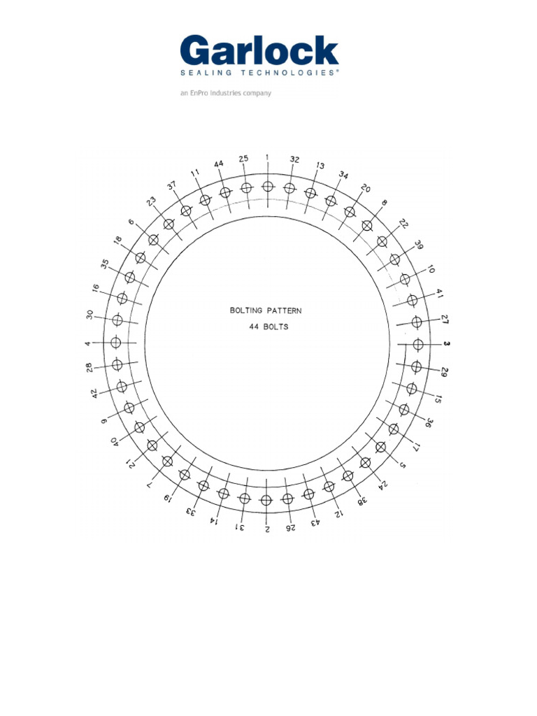 44-Bolt-Flange-Torque-Pattern | PDF
