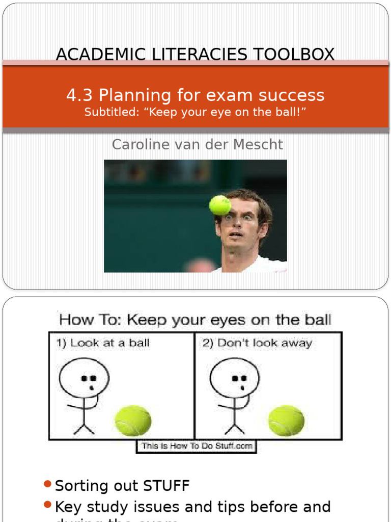 Exam Success: Keep Your Eye on the Ball | PDF