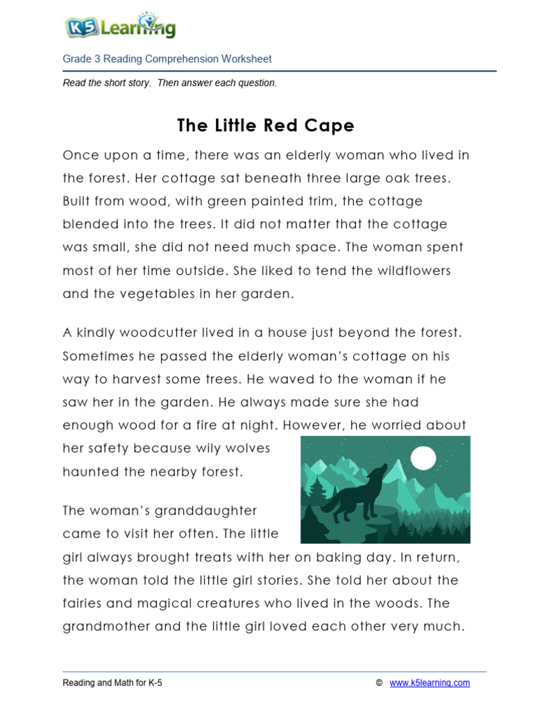 Little Red Cape: A Fairy Tale Adventure | PDF | Fairy Tales
