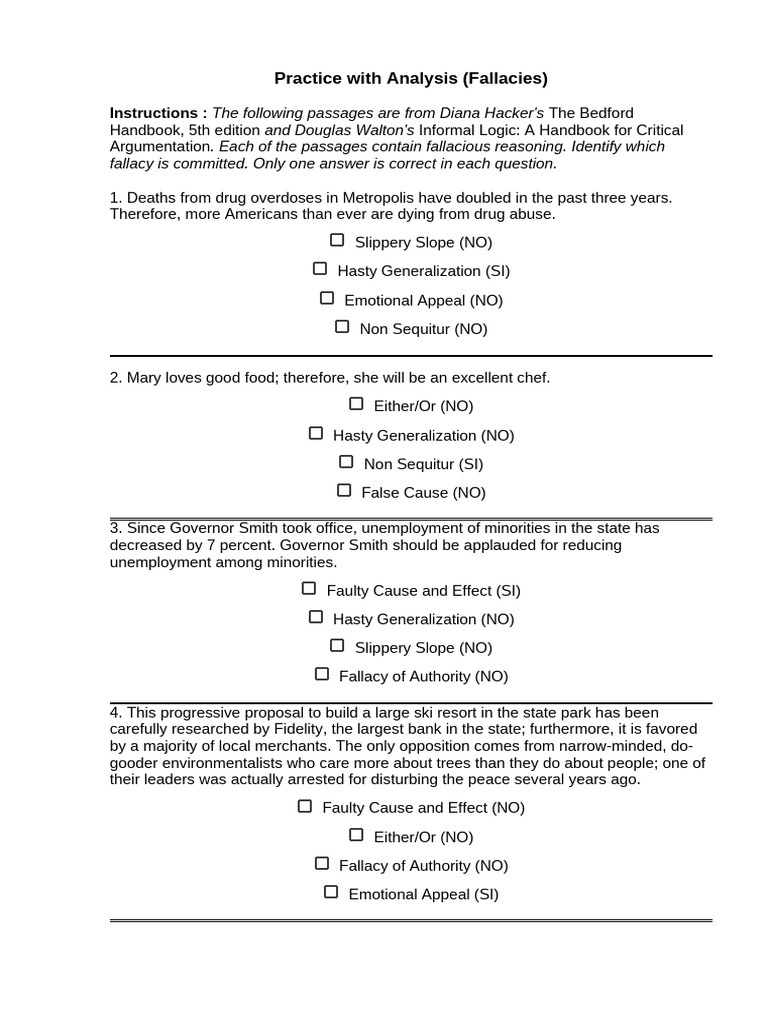 LOGICAL fallacies | PDF | Fallacy | Logic LOGICAL fallacies | PDF | Fallacy | Logic