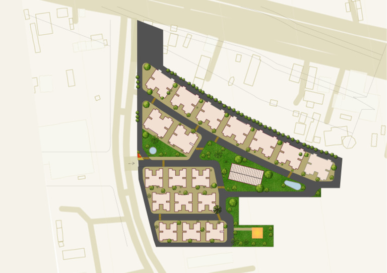 Affordable Housing Site Plan Rendered | PDF