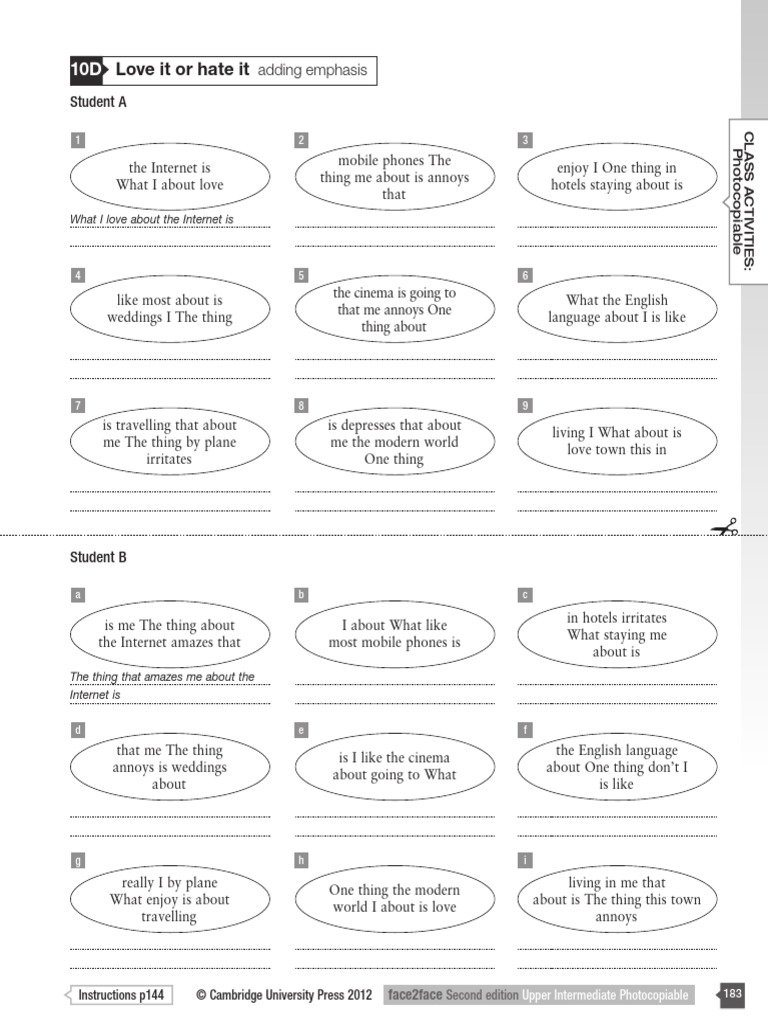 10D. Love It Or Hate It | PDF