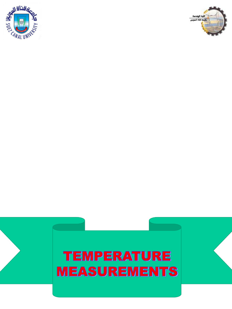 Lec. No. 5 TEMPERATURE MEASUREMENTS - 2 | PDF | Electricity | Electrical Engineering