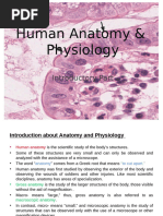 Anaphy Introduction | PDF | Cell (Biology) | Endoplasmic Reticulum